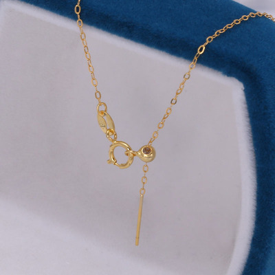 DIY珍珠配件s925纯银多功能硅胶球调节o字链项链颈链锁骨链配饰品