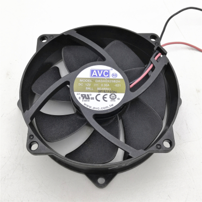 原装 AVC DASH0925B2H 12V 0.30A 9025 9CM 圆形 CPU机箱散热风扇
