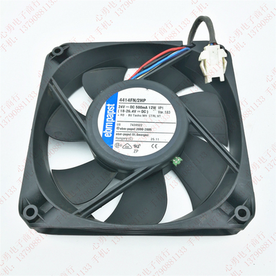 原装ebmpapst 4414FN/2HP 12025 24V 500mA 12W 3线 设备散热风扇