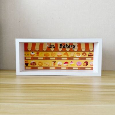 BabyZoraa妹宝烘焙店mini系列盲盒收纳盒展示相框防尘挂墙摆件