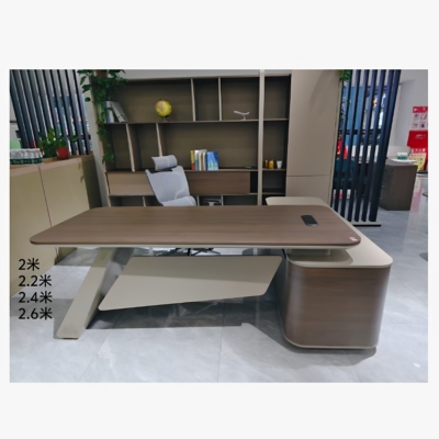 班台BLM-B25652经理桌2.6米 简约现代办公桌领导经理桌董事总裁桌