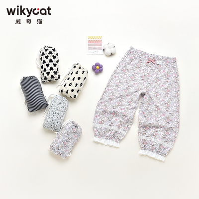 威奇猫儿童随心裤wikycat夏款兰精莫代尔气球裤溜达裤八分