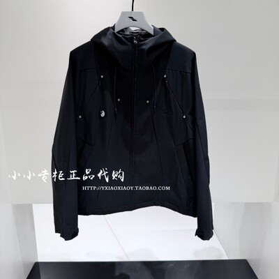 INXX宽松拼接连帽外套