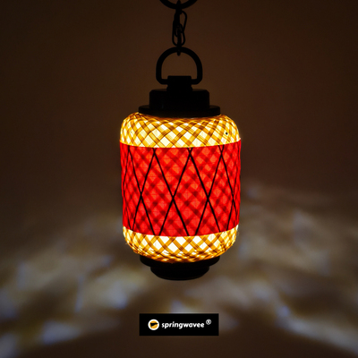 springwavee 国风竹编38灯灯罩灯笼