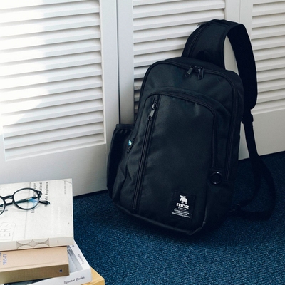 moz多功能斜挎包胸包腋下包男女