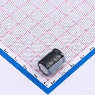 RGA331M1JBK-1316G 直插铝电解电容 330uF ±20% 63V 插件,D12.5x