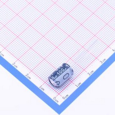 ECR1JBK101MLL080011 直插铝电解电容 100uF ±20% 63V 插件,D8xL