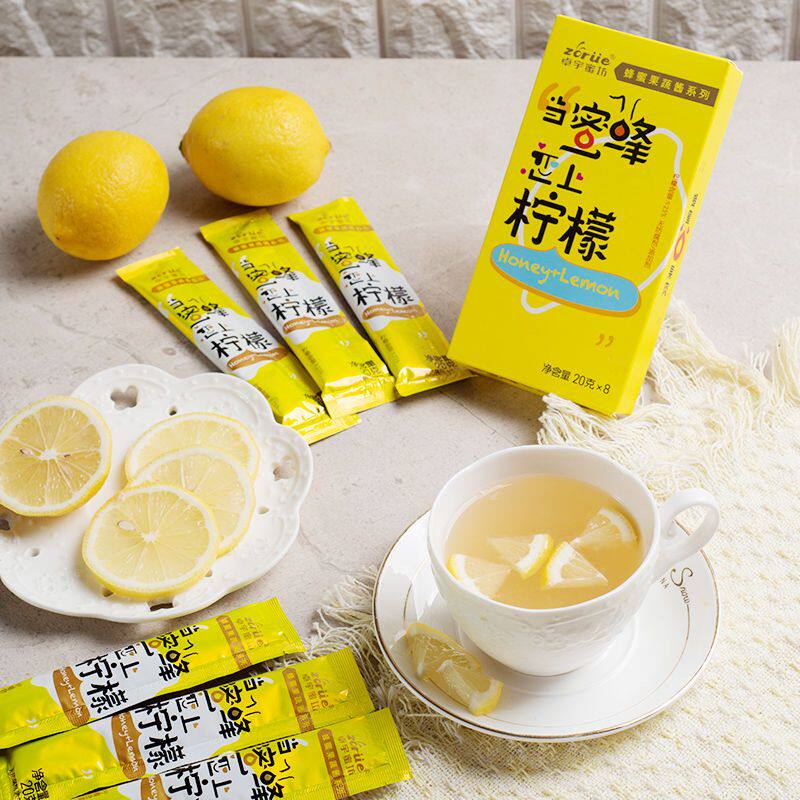 蜂蜜柠檬茶密封泡水果酱茶袋装果味饮料冲剂柠檬茶160g
