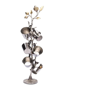 Y manuel 欧式轻奢进口石榴造型杯子架杯子组合套装