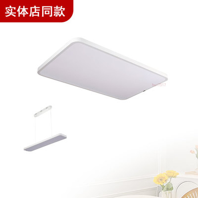 伯克丽吸顶灯现代极简14471辰喆系列客厅餐厅卧室灯智能护眼灯