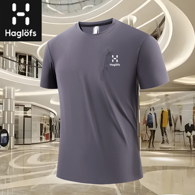 HAGLOFS火柴棍户外男士运动T恤快干透气轻薄排汗圆领短袖健身上衣
