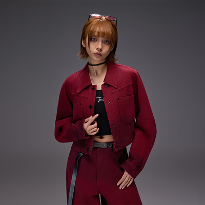 拓谷25秋季新款美式复古短款外套