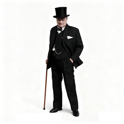 1/72 18 32 87 35 1/30 世界政治名人丘吉尔模型树脂3d打印