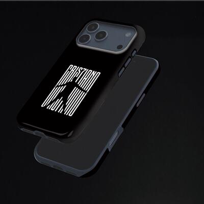 C罗剪影设计硬壳磨砂磁吸手机壳适用苹果iphone17promax华为FINDX8PRO荣耀MAGIC7PROP80ULTRAVIVOX200PROMINI