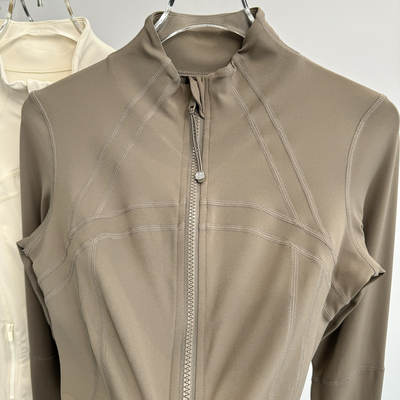 lulu同款瑜伽服女春秋款外套上衣