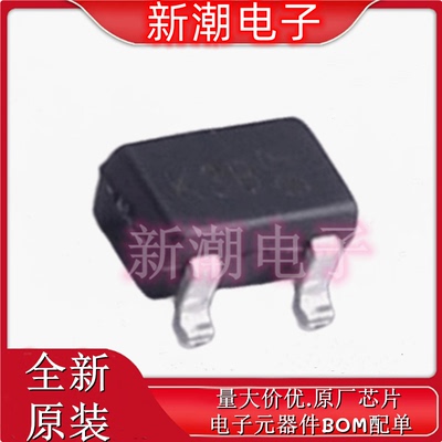 BC857BW-7-F 丝印K3B PNP 45V100mA 三极管 SOT-323 全新原厂美台