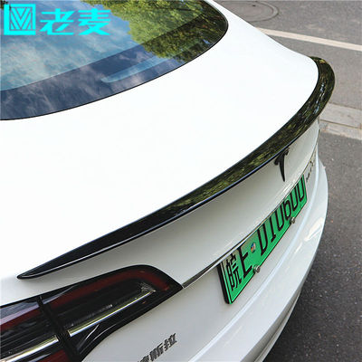 适用特斯拉model3Y尾翼TESLA毛豆高性能P版运动扰流板免打孔改装