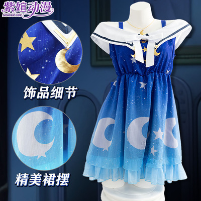 紫媗动漫制YouTube虚拟播主hololive 姬森璐娜cosplay服饰定制