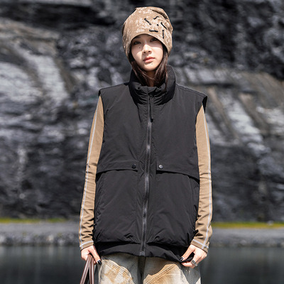 AOGZ羽绒马甲立领上衣男女外套