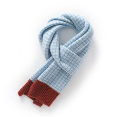 冬季儿童羊绒围巾男童女童围脖