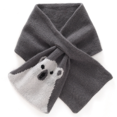 秋冬山羊绒围巾穿孔围脖