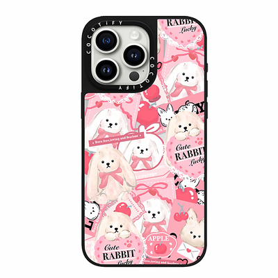 C联名卡通可爱狗狗贴纸适用iphone15promax手机壳情侣款苹果17pro手机壳小众14plus防摔13镜面12日韩11创意15