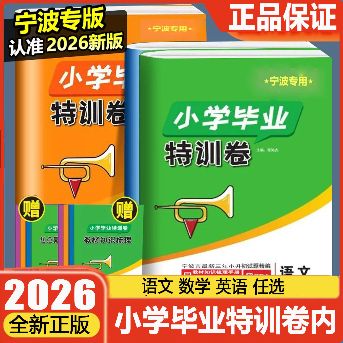 【宁波专用】2026新版小学毕业特训卷小升初分班考试卷语文数学英语科学任选 小学生六6年级升初中毕业特训试卷考前总复习资料书