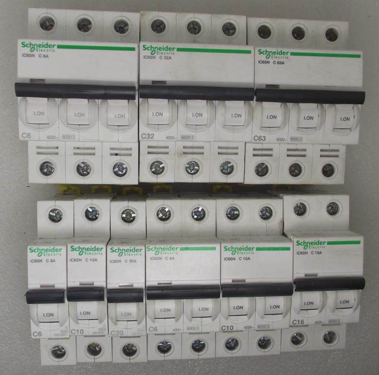施耐德空气开关IC65N系列家用断路器1P20A/10A 2P32A 3P6A 4P63A