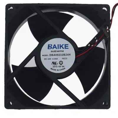BAIKE 9232 9CM DBA09232B24H DC24V0.44A/0.35A 2线变频器风扇