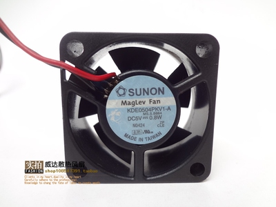 建准 KDE0504PKV1-A 5V 0.8W 4CM 4020 2线 温控 交换机 静音风扇