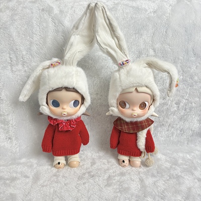 Zsiga娃衣嘎子姐1/8可动人偶一二代适用嘎姐新年红色毛衣套装