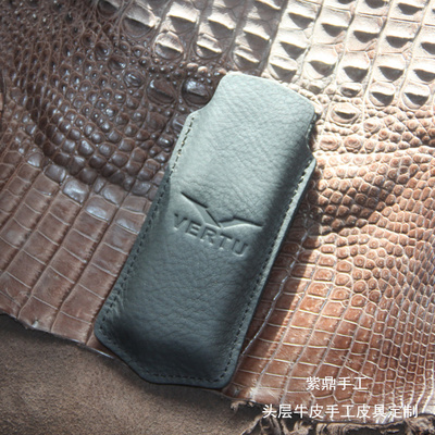 原创设计 适用于总裁签名版本 皮套 VERTU 手机套 专用保护套 真皮手机套 威图vertu signatur M7K7 专用皮套