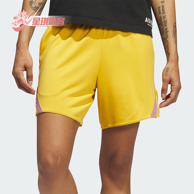 阿迪达斯女士宽松运动训练短裤