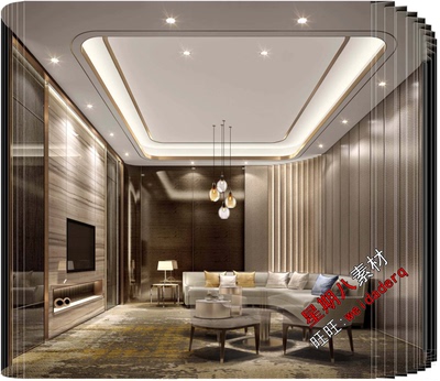 f17 梁志天最新概念设计方案售楼处会所别墅高层样板房现代港式