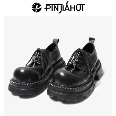 德比固特异手工皮鞋厚底男女鞋