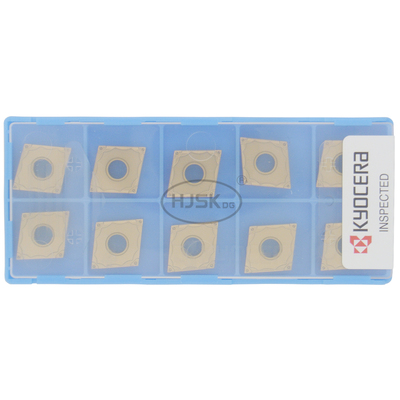 京瓷刀片钢件外圆菱形GP槽型加工