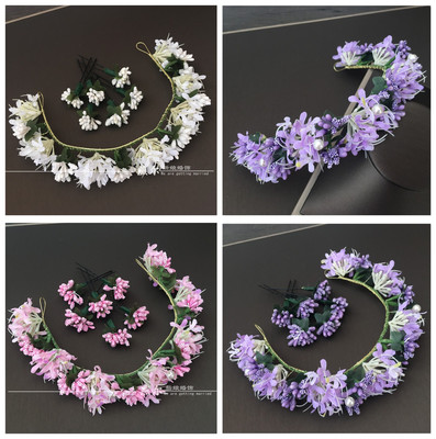 花朵甜美风生日发箍婚纱新娘头饰