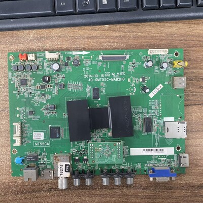 TCLB55A380电视主板40-0MT55C-
