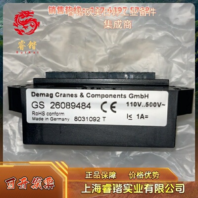 德玛格整流器 DEMAG型号：GS 26089484