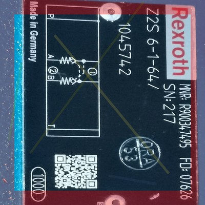 询价!力士乐Rexroth全新原装 R900347495 Z2S6-1-64/1045742