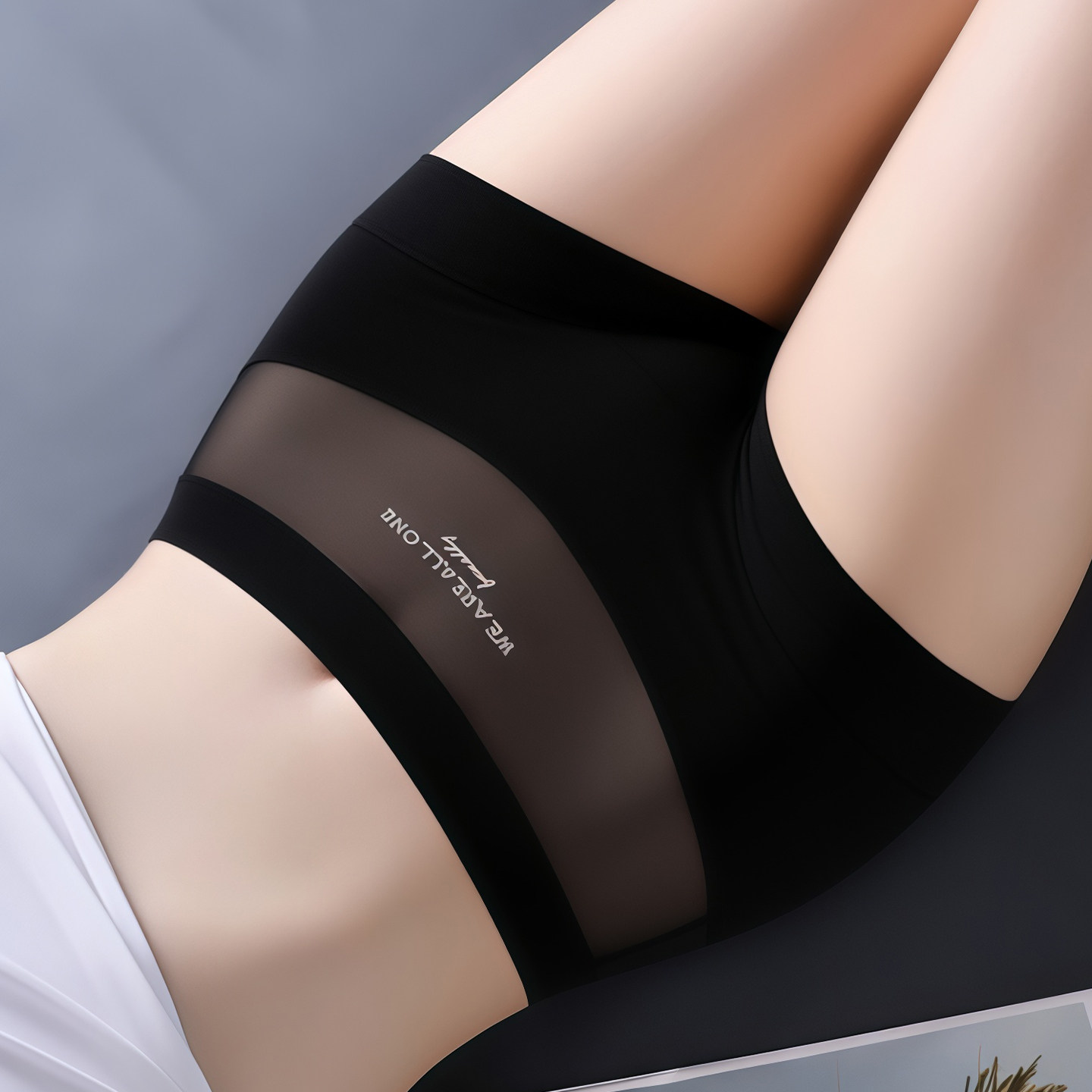 蕾丝内裤女无痕冰丝高级性感收腹蚕丝抑菌裆2026新款短裤薄