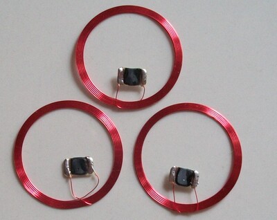 30MM RFID电子标签ISO15693芯片焊接线圈1024BIT存储RFID标签芯片