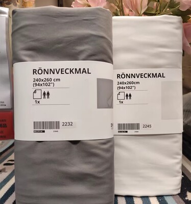宜家荣维克冒纯棉床单床笠