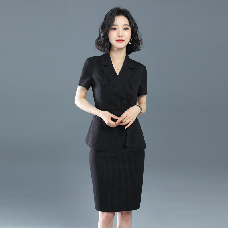 诗璐雅酒店大堂经理职业套装裙夏天工作服女气质女士西装正装薄款