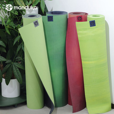 Manduka青蛙瑜伽垫eKO天然橡胶防滑瑜伽垫高颜值纹理家用健身地垫