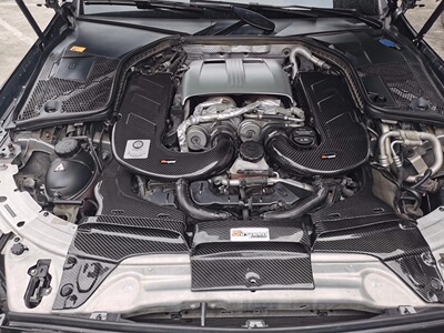 改装airspeed碳纤维进气风箱改装冬菇头 适用于奔驰W205 C63 4.0T