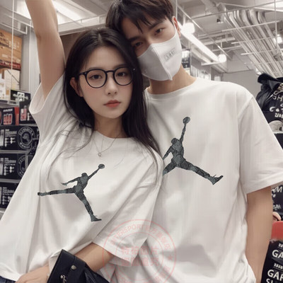 JORDAN耐克男子纯棉速干短袖T恤