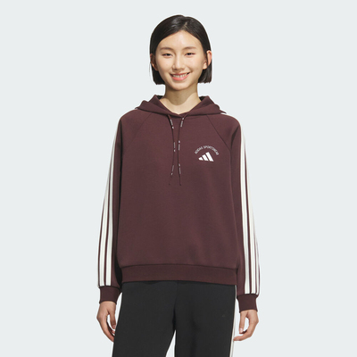 阿迪达斯女子运动休闲套头衫卫衣