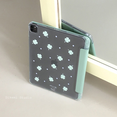 小众清新幸运四叶草ipad11保护套