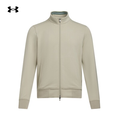 安德玛官方UA Premier Storm男全拉链高尔夫运动夹克外套1389121